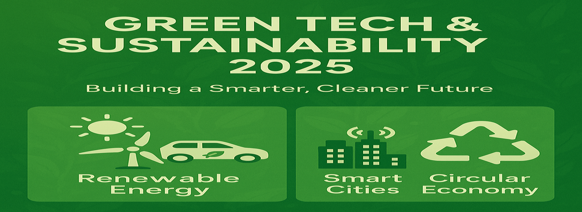 Green Tech & Sustainability – Tech Lambda Training